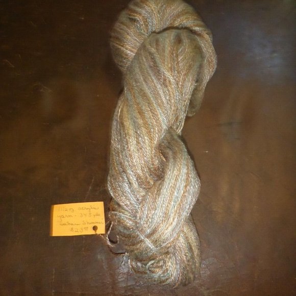 Office | 1 Large Hank Maryland Sheep Wool Festival Yarn Color Sahara ...